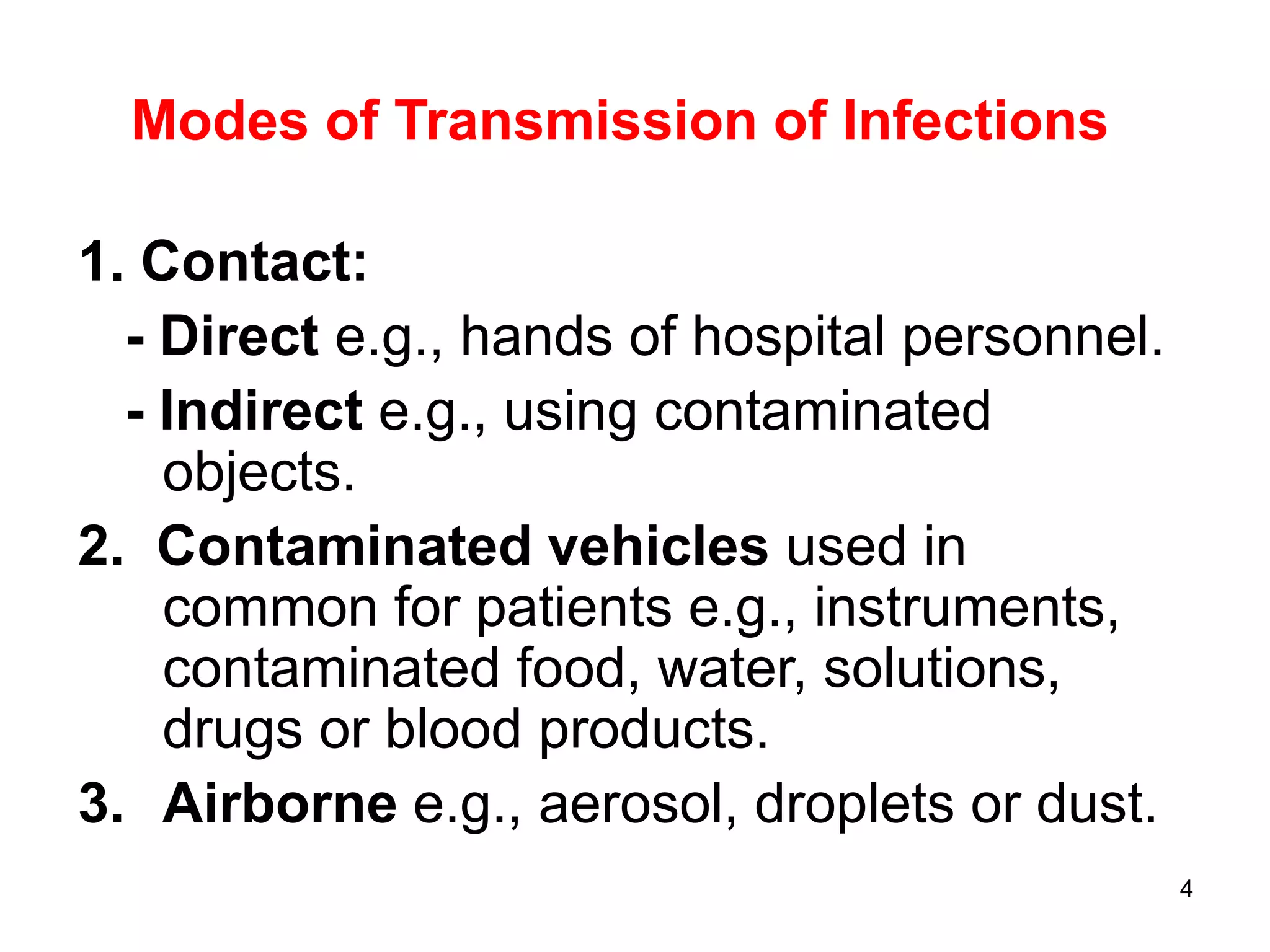 Nosocomial infections and infection control | PPT