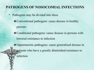 Nosocomial infection/Hospital acquired infections | PPTX