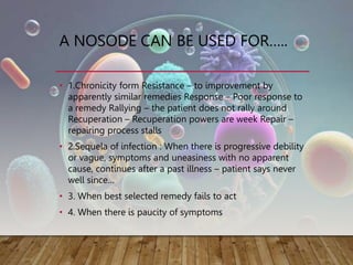 Nosodes in Homeopathy.pptx