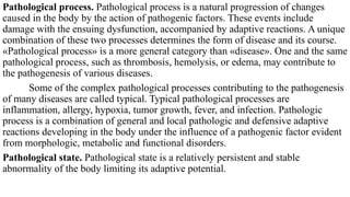 Subject matter of pathophysiology Nosology | PPT | Free Download