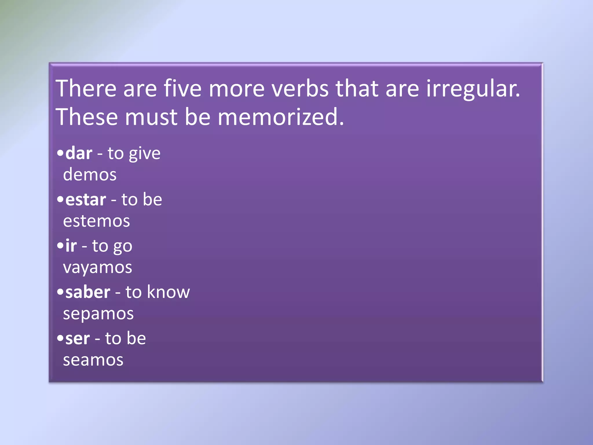 Nosotros Commands | PPTX