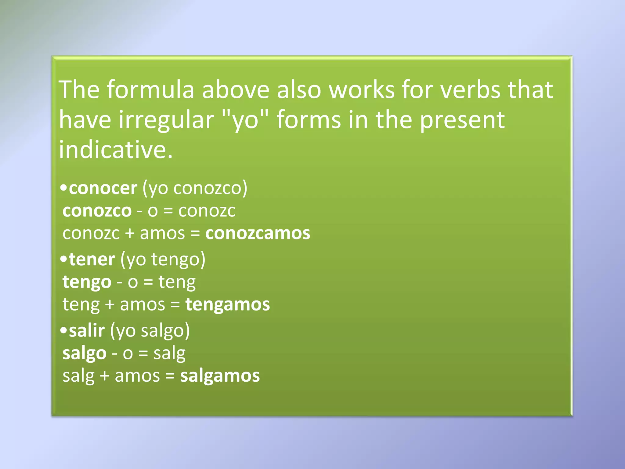 Nosotros Commands | PPTX