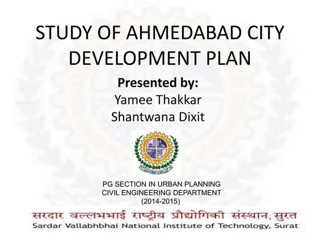 Development Plan- Planning Intervention By SVNIT Surat. | PPTX ...