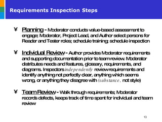 NOSQAA Requirements Inspection | PPT