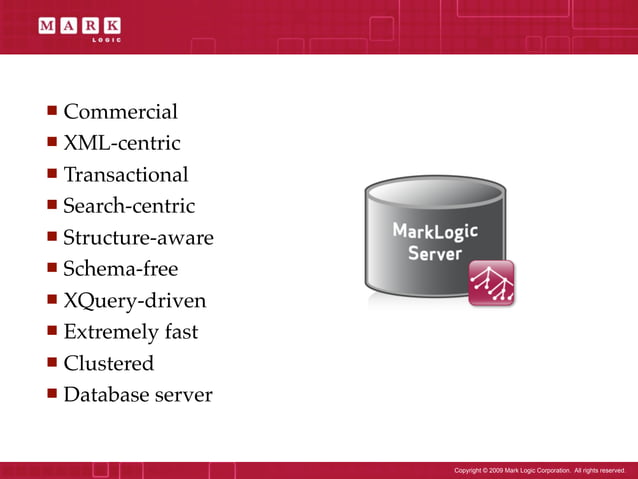Marklogic Server Nosql At Apachecon Key Databases Computer