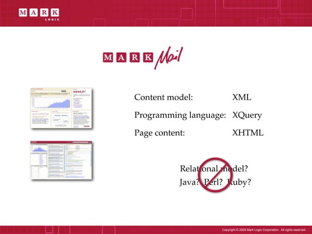 MarkLogic Server / NoSQL at ApacheCon | KEY | Databases | Computer Software and Applications