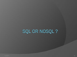 NoSQL Overview | PPT