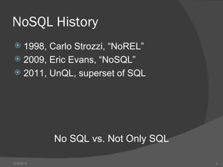 NoSQL Overview | PPT