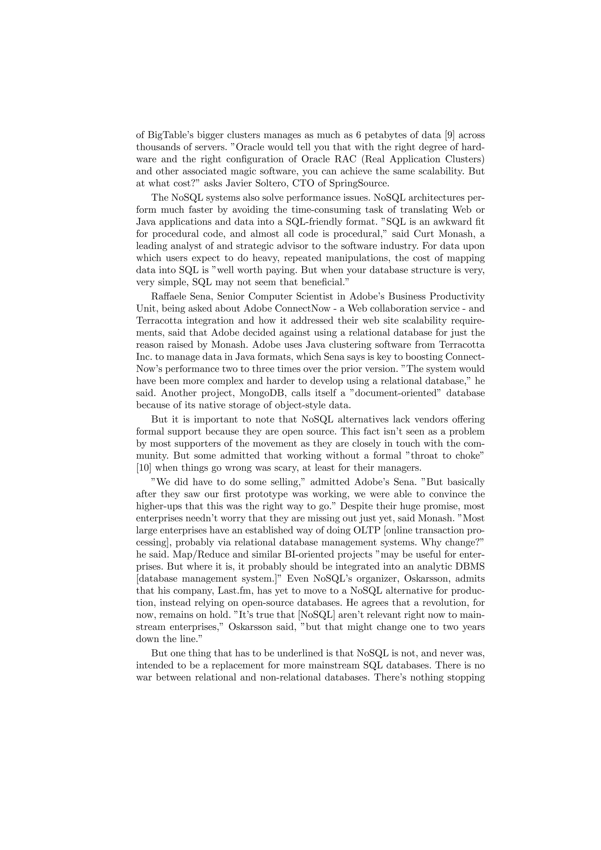 The NoSQL Movement | PDF