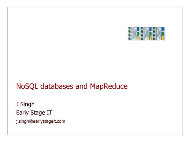 Nosql And Mapreduce Pptx Databases Computer Software And Applications