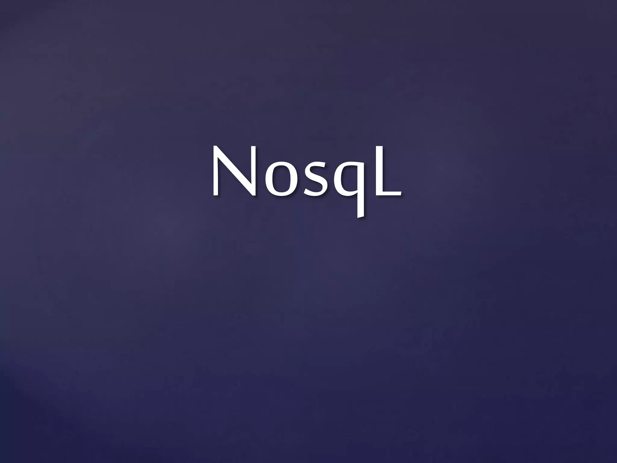 Nosql Introduction Basics Pptx Databases Computer Software And