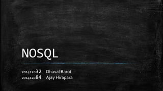 Nosql | PPT