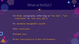 NoSQL | PPTX | Databases | Computer Software and Applications