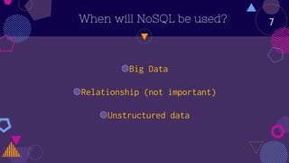 NoSQL | PPTX | Databases | Computer Software and Applications