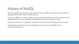 مقدمة عن NoSQL بالعربي | PPTX