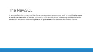 مقدمة عن NoSQL بالعربي | PPTX