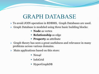 Presentation on NoSQL Database related RDBMS | PPTX | Databases | Computer Software and Applications