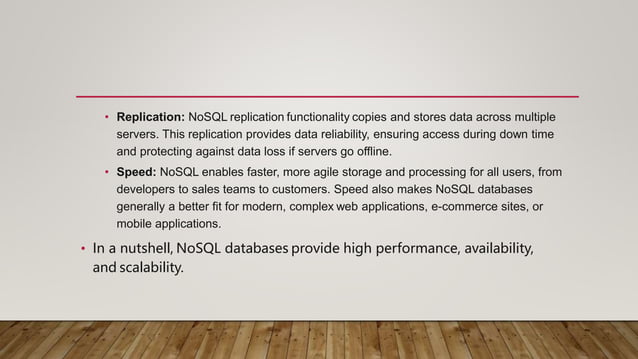 Introduction To Nosql Database Technology Pptx Databases Computer Software And Applications