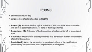 NoSQL Fundamentals PowerPoint Presentation | PPT