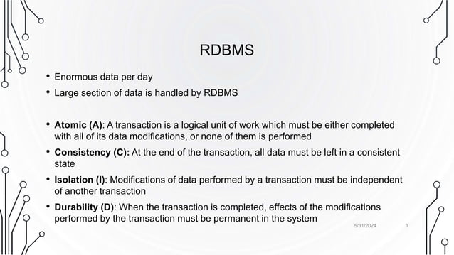 NoSQL Fundamentals PowerPoint Presentation | PPT