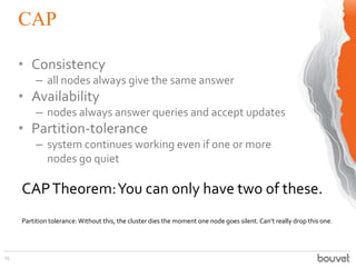 NoSQL databases, the CAP theorem, and the theory of relativity | PPT