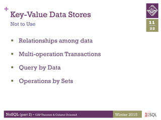 NoSQL Database- cassandra column Base DB | PDF | Databases | Computer Software and Applications