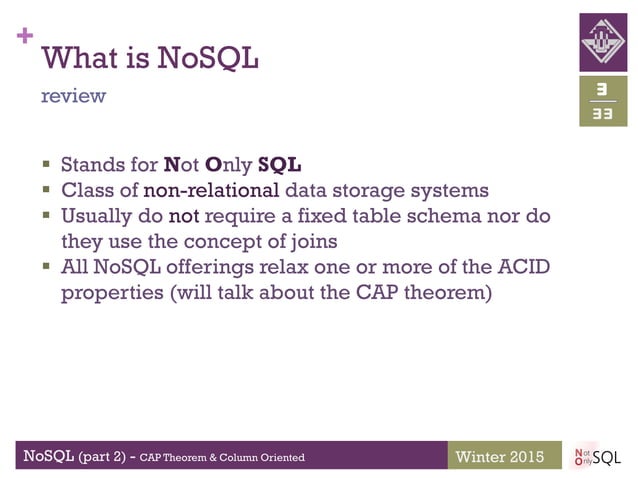 NoSQL Database- cassandra column Base DB | PPT