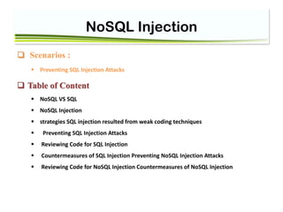 Session11-NoSQL InjectionPHP Injection | PPT