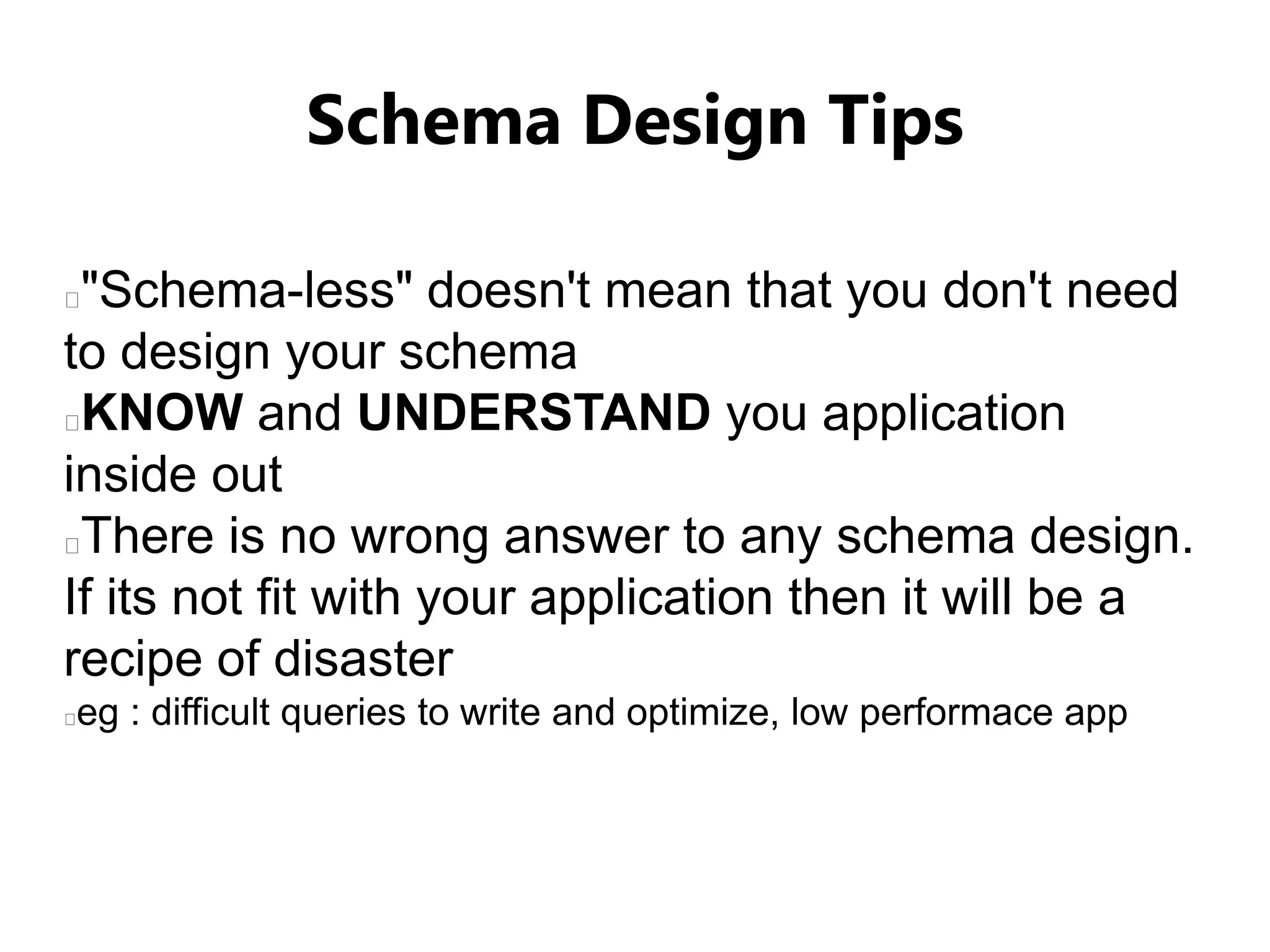 MongoDB Schema Design by Examples | PPTX