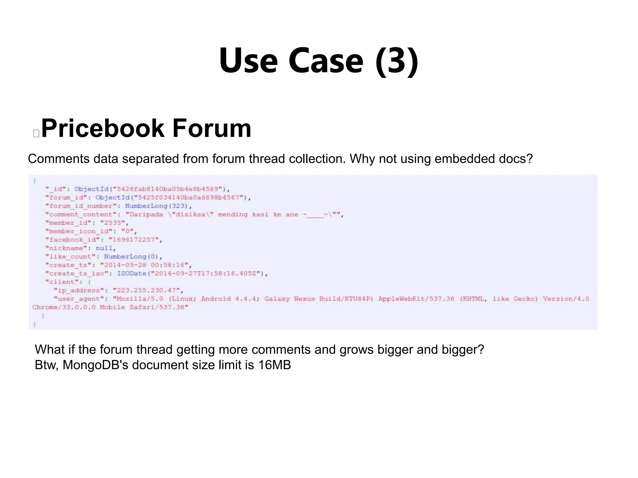 MongoDB Schema Design by Examples | PPTX