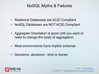 1st NoSQL Asia Event in Malaysia | PPT