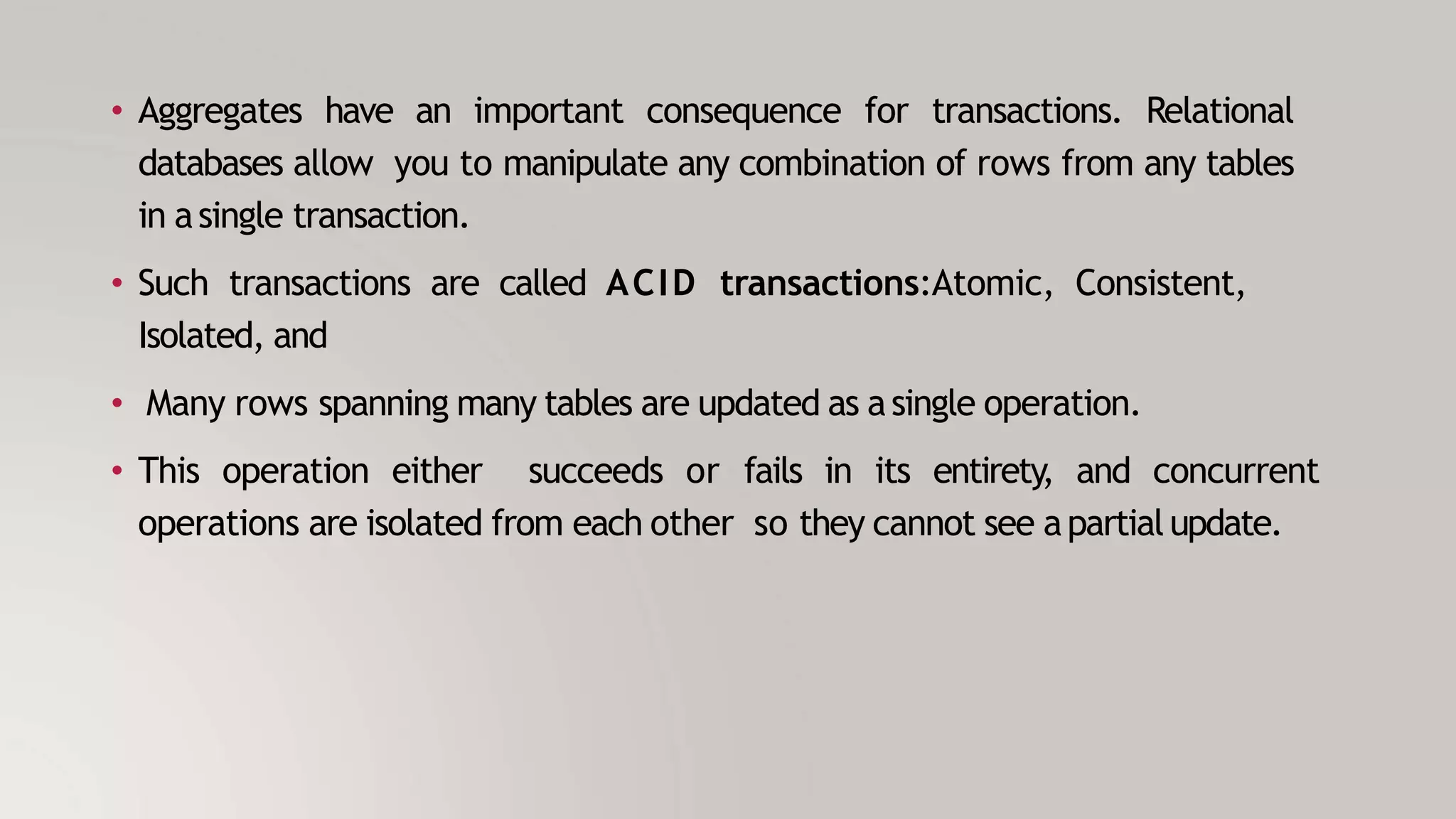 Nosql Module 1 Pptpptx Databases Computer Software And Applications