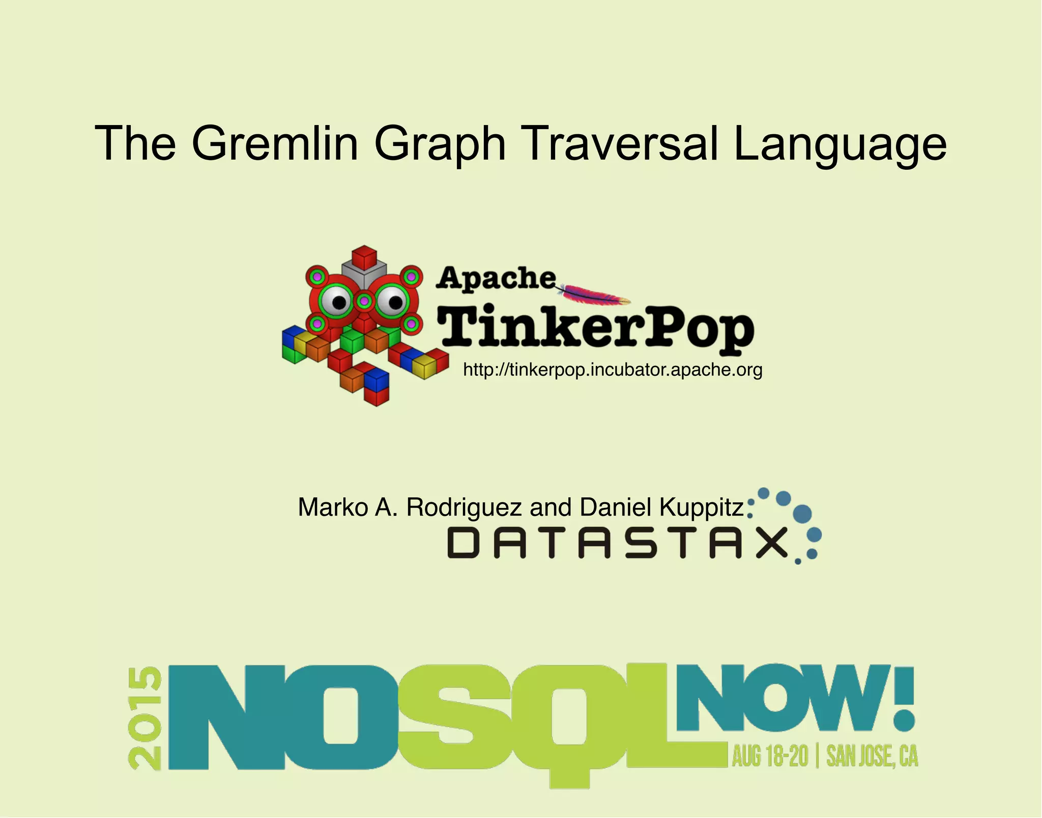 The Gremlin Graph Traversal Language | PDF | Graphics Software | Computer Software and Applications