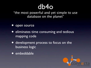noSql - db4o | PPT
