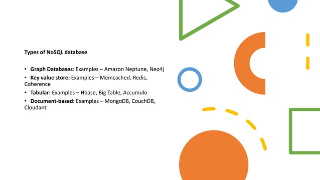 nosql - introduction on nosql and sql vs nosql comparison | PPT
