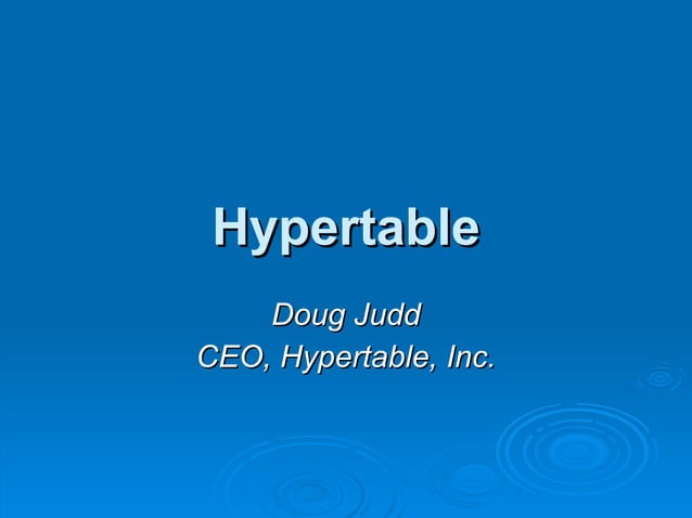 Nosql series-part-3-hypertable | PPT