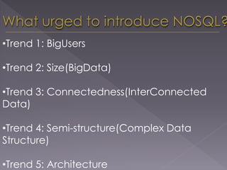 Nosql- Introduction for Beginners | PPTX
