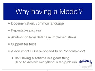 Semi Formal Model for Document Oriented Databases | PPT