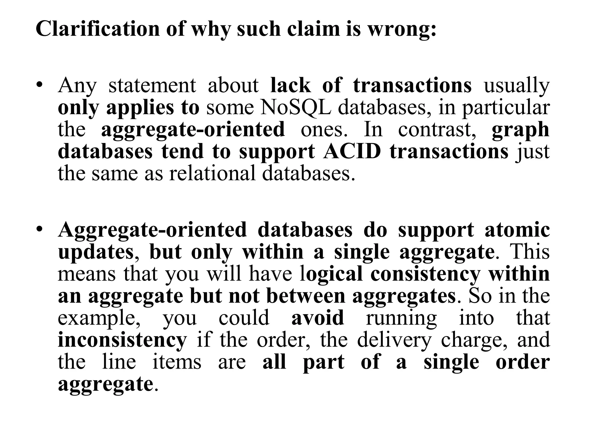 NOSQL DATABASES UNIT-3 FOR ENGINEERING STUDENTS | PPT