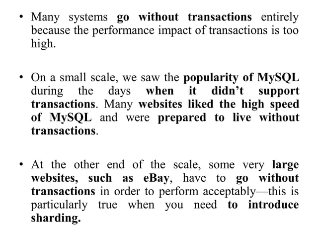 NOSQL DATABASES UNIT-3 FOR ENGINEERING STUDENTS | PPT