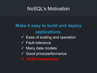 FoundationDB - NoSQL and ACID | PPTX