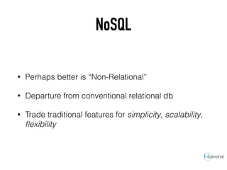 NoSQL Databases and Analytic Use Cases | PPT