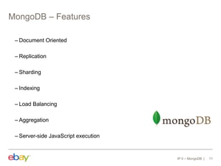 No sql and mongodb | PPT