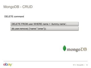 No sql and mongodb | PPT