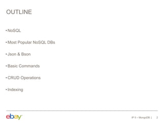 No sql and mongodb | PPT