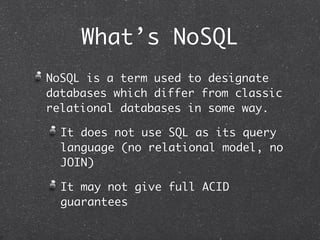 Nosql and newsql | PDF | Databases | Computer Software and Applications