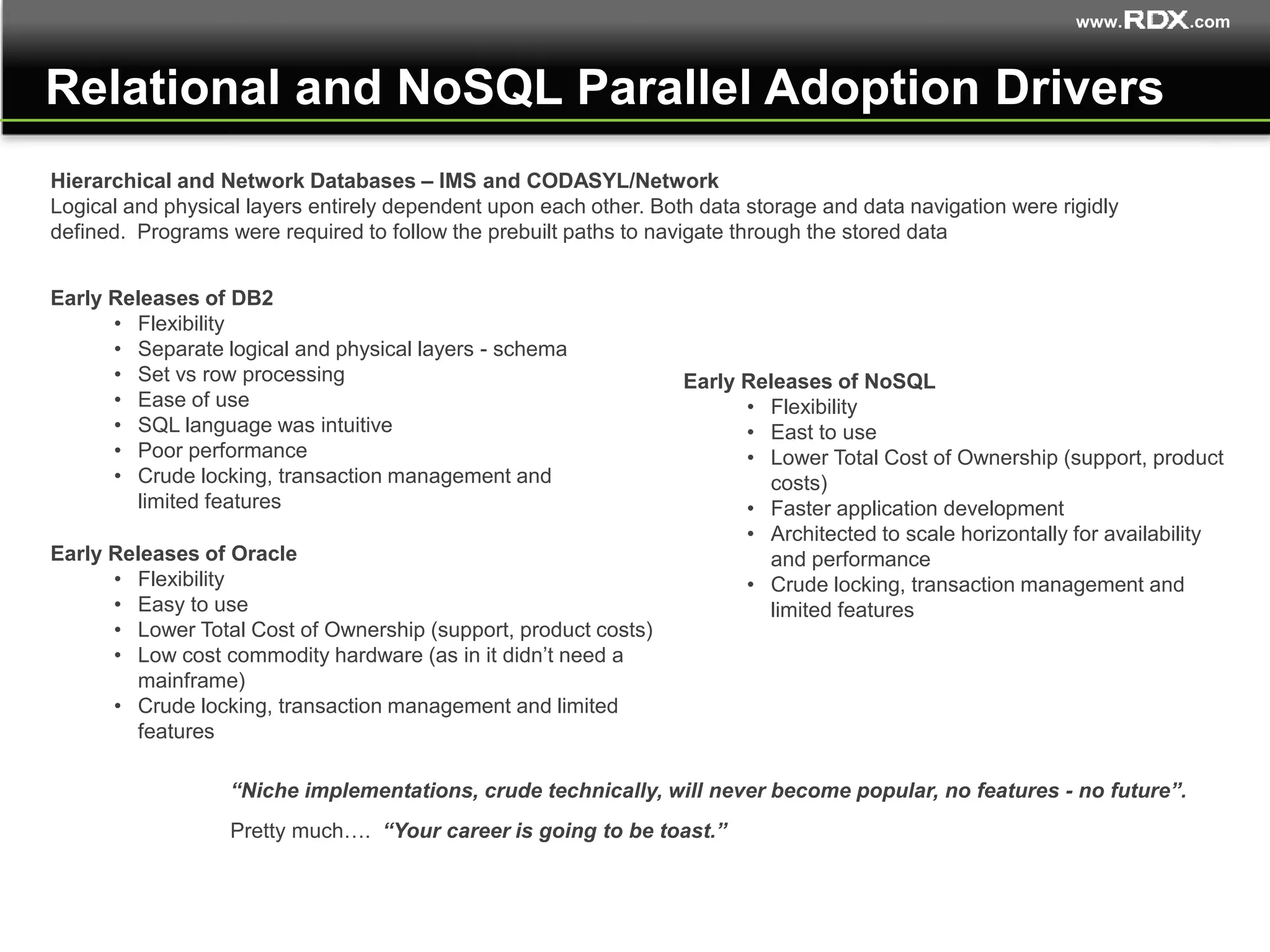 Nosql Architecture Overview Pptx Databases Computer Software And Applications