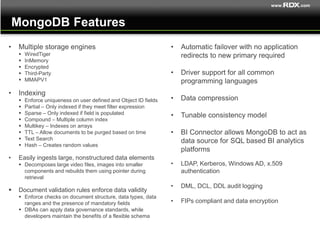 NoSQL Architecture Overview | PPTX