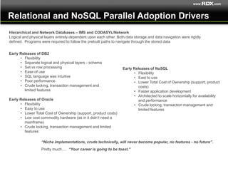 NoSQL Architecture Overview | PPTX | Databases | Computer Software and Applications