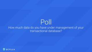 NoSQL at Scale: Proven Practices & Pitfalls | PPT